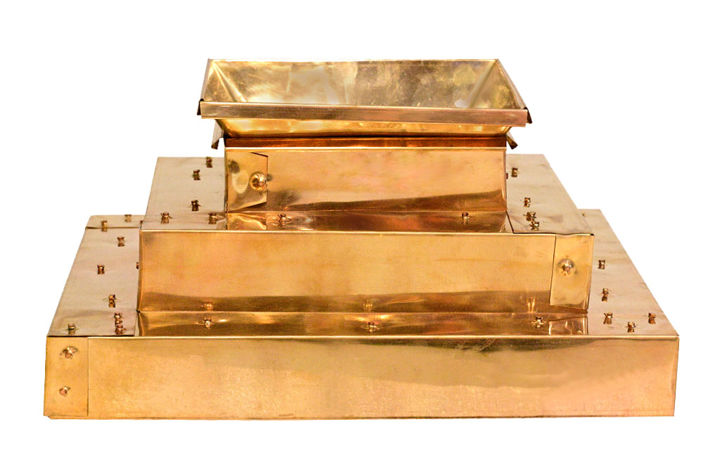 Traditional Vedic Havan Kund (Copper) - Rudra Centre