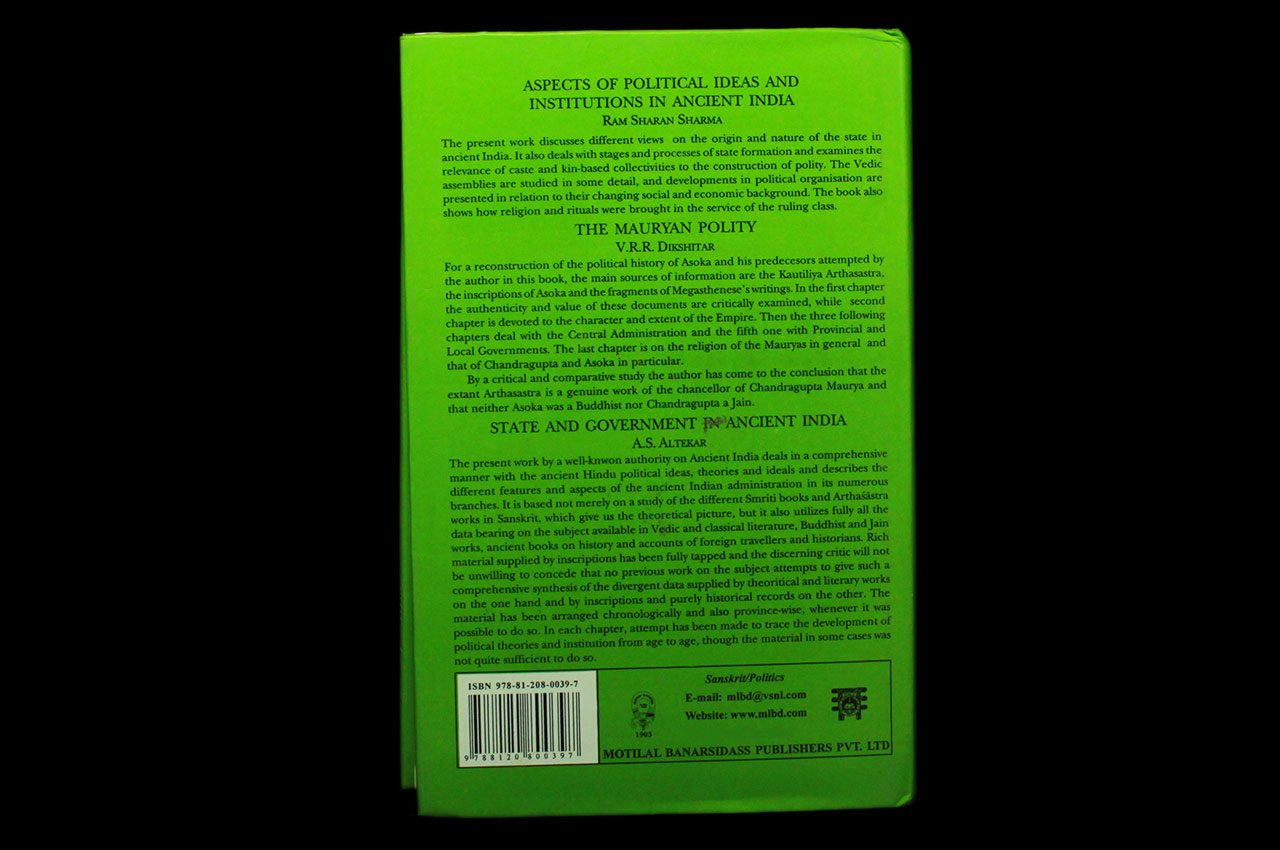 The Kautiliya Arthasastra - 3 vol set - Rudra Centre