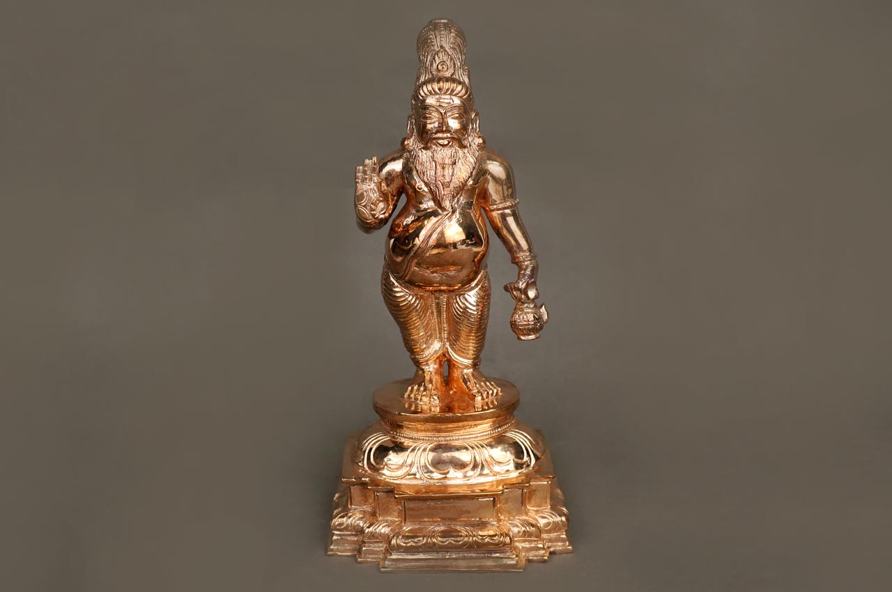 Agastya Rishi (Agathiyar) Bronze Idol