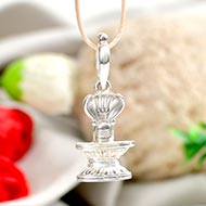 Shivling Locket in pure silver - III