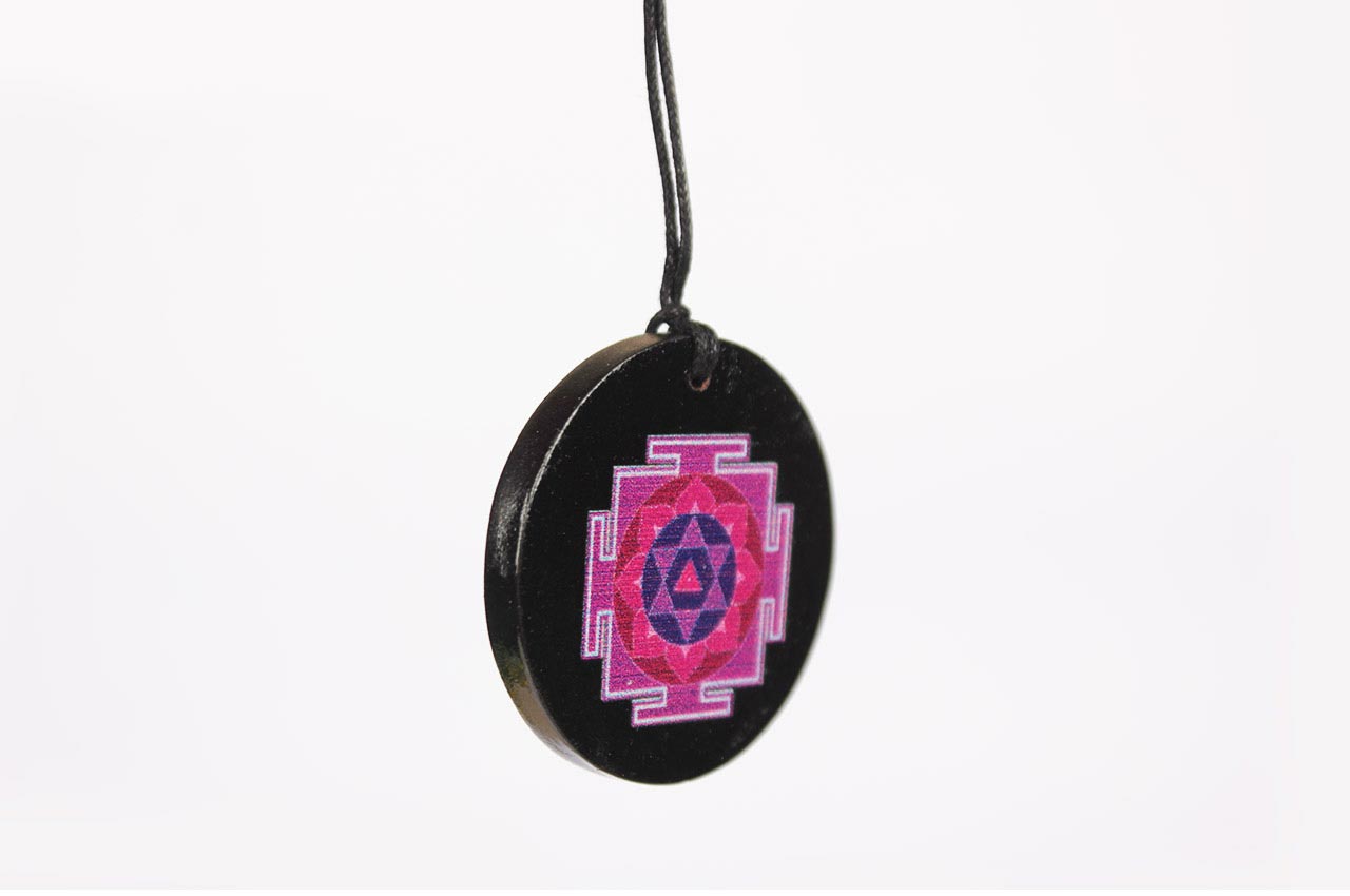 Shiv Yantra locket on Rosewood - Rudra Centre