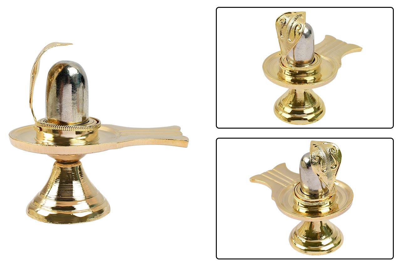 Buy Parad lingam in brass yoni Online From India - Rudraksha Ratna ...