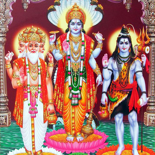 Hindu Trinity/Tridev/ Trimurti | Bramha, Vishnu and Mahesh - Rudra Centre