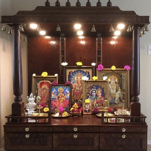 Rudraksha Puja Temple-Home Altar,Hindu Pooja/Puja Items,Pooja Item from ...