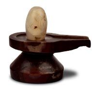 Banalingam with Stone Yoni base - CLXIII