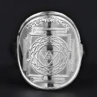 Silver Brass Gold Yantra Rings, Buy Silver Brass Yantra Ring - Rudra Centre