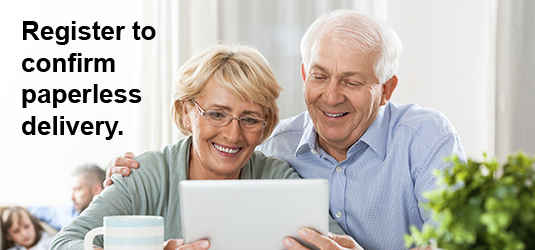 Just one more step to get started with paperless delivery.