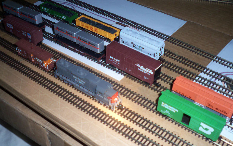 ScottyTrainSP's 22' x 57' Beginning Layout | TrainBoard.com - The ...