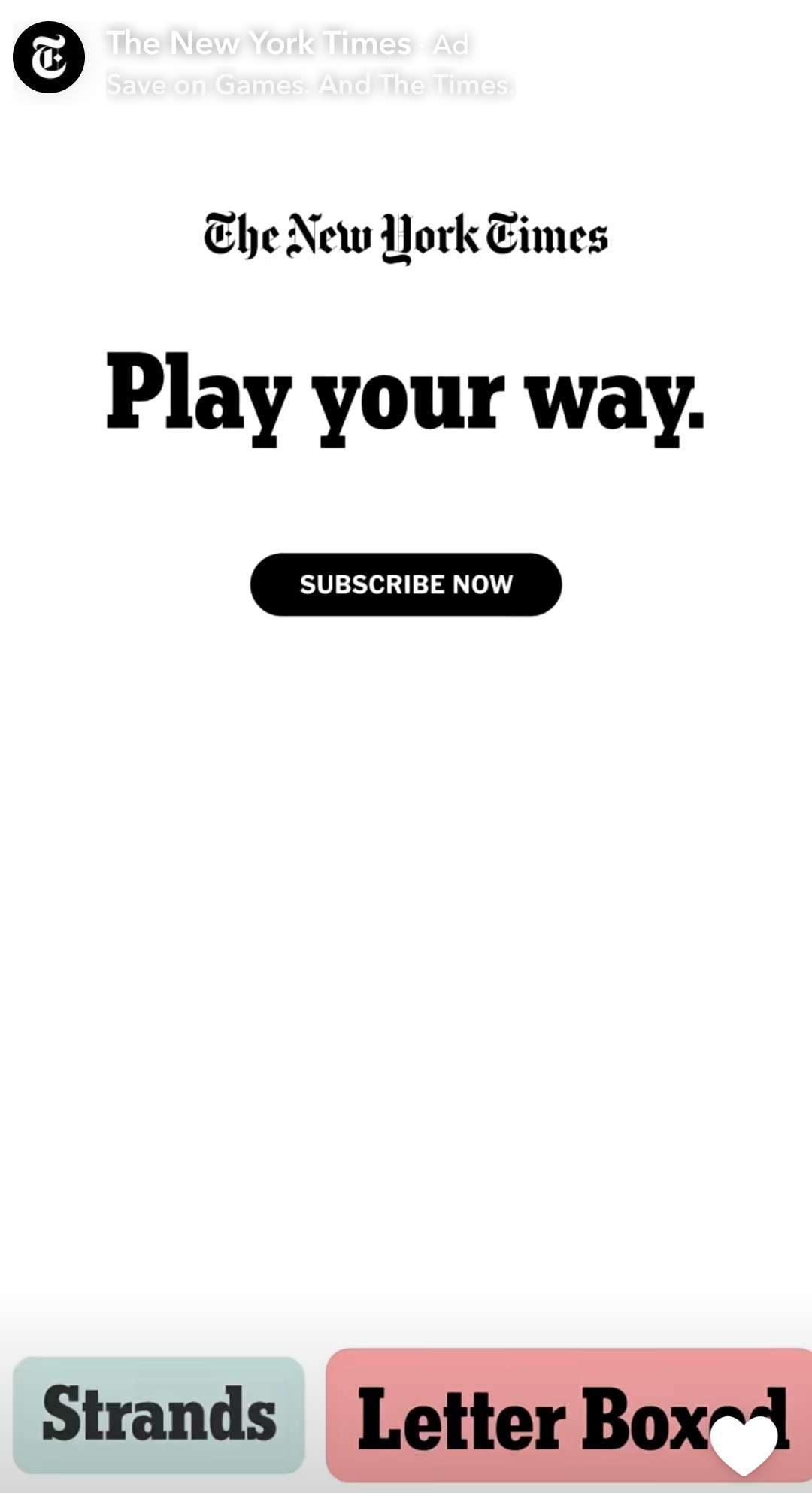 The New York Times Ad Spend, Creatives, App Downloads & Revenue ...