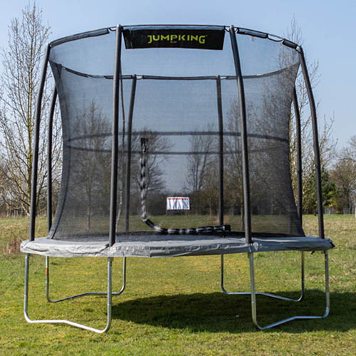 Jumpking 839 X 1239 Oval Trampoline And Enclosure Combo