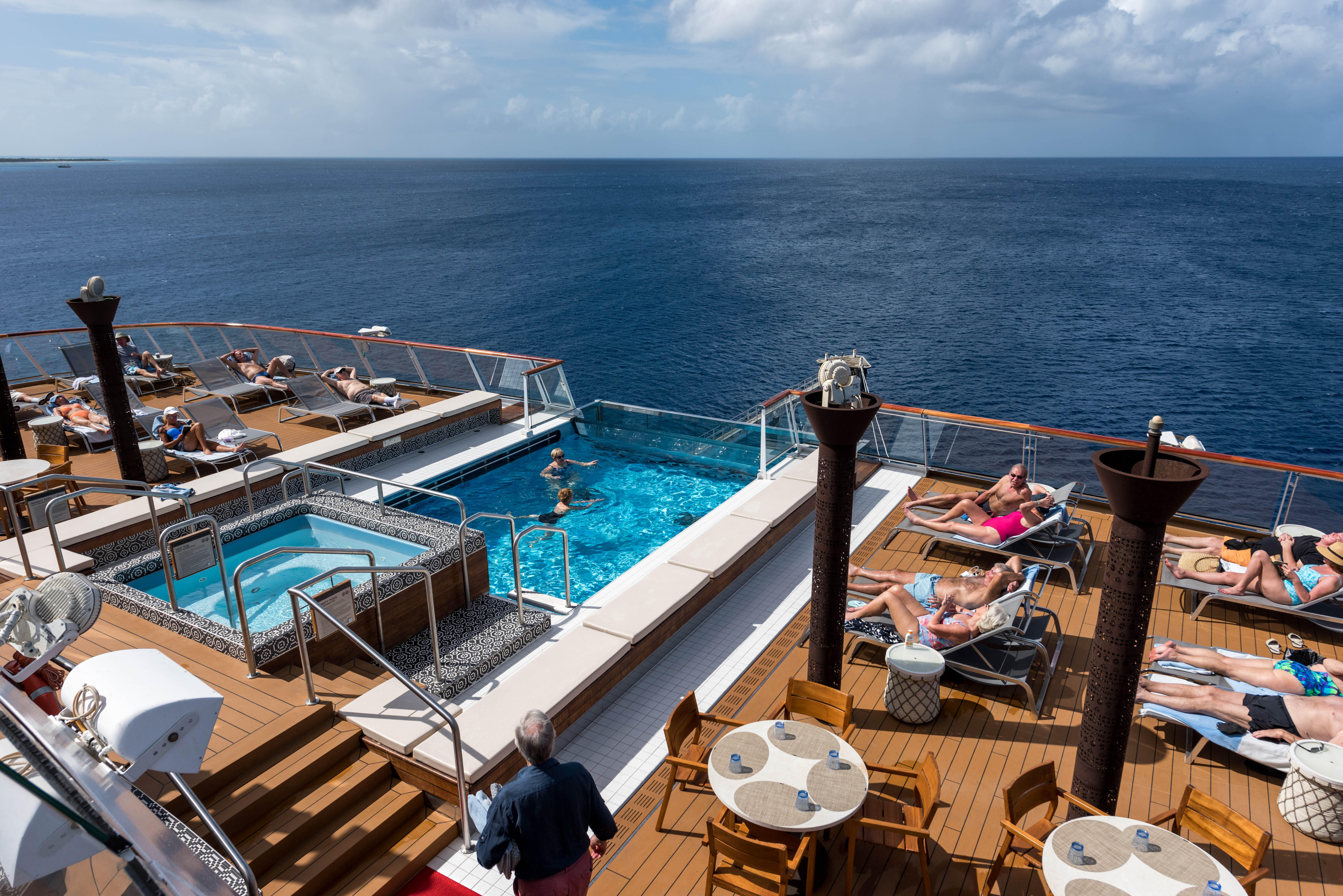 Inside Cruise Ship Pool