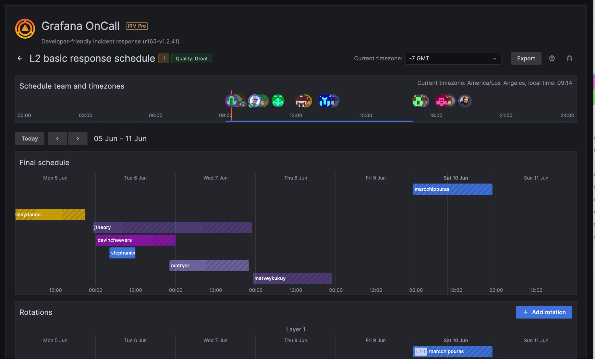 A better Grafana OnCall: web-based scheduling, mobile app, email ...
