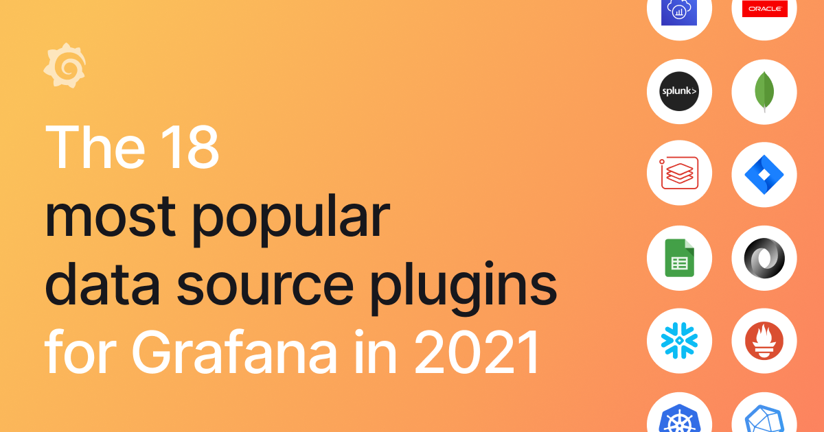 The 18 Most Popular Data Source Plugins For Grafana In 2021 Grafana Labs 7397