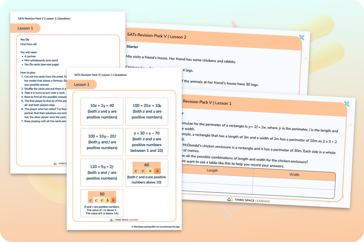 SATs Maths Resources | KS2 | Third Space Learning Resources | Maths Hub ...