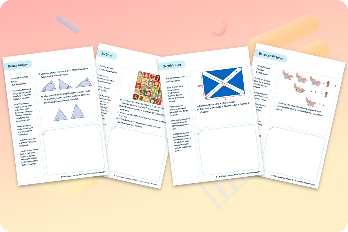 Topical Maths Problems | Autumn Term 2025