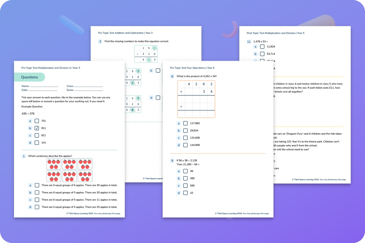 Primary Maths Resources [FREE] | KS1 & KS2 | Third Space Learning ...