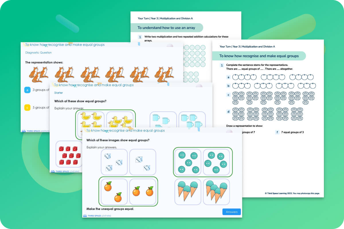 Ready-To-Go Lessons V3 Multiplication And Division A Year 3 | Maths Hub ...