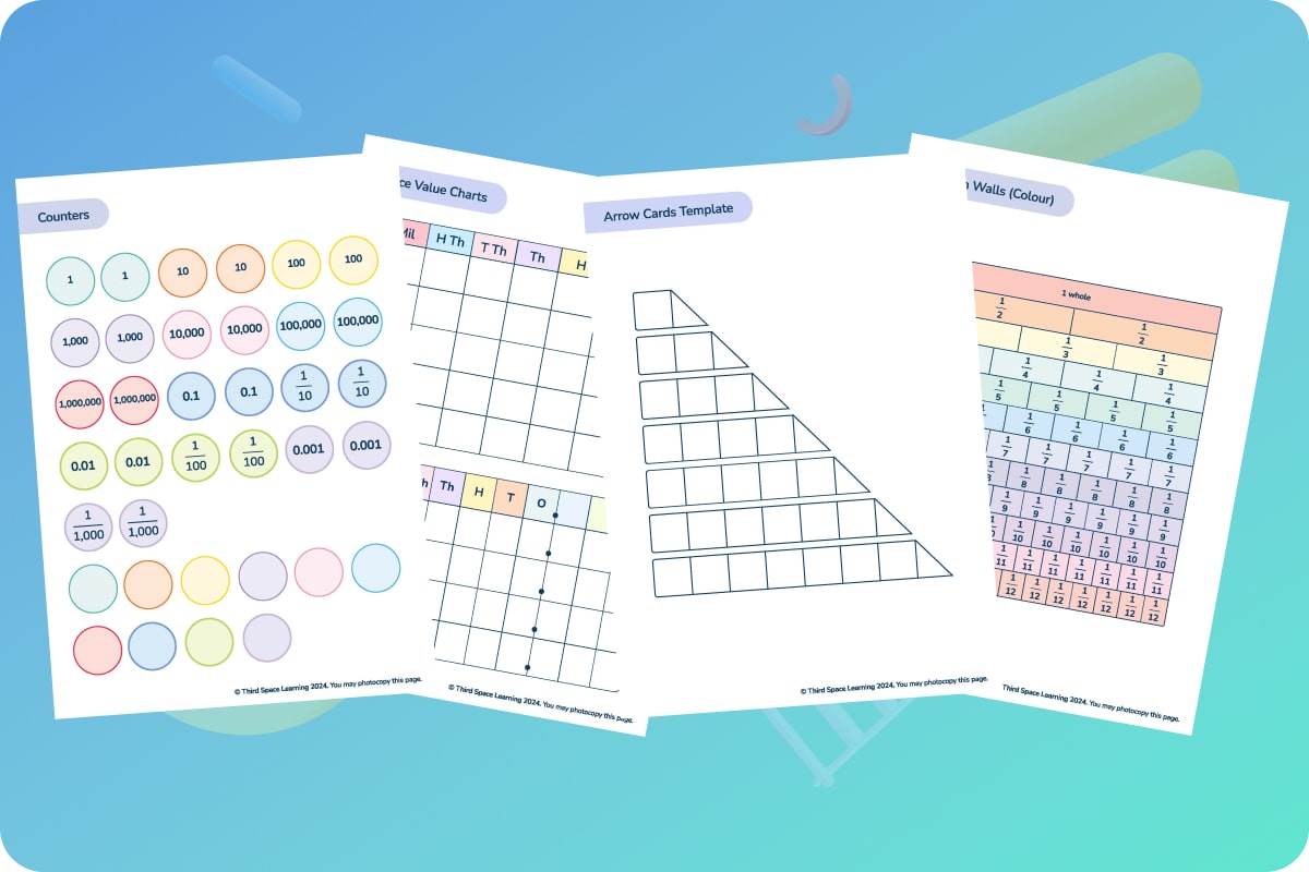 Printable Maths Resources Pack | Maths Hub | Third Space Learning