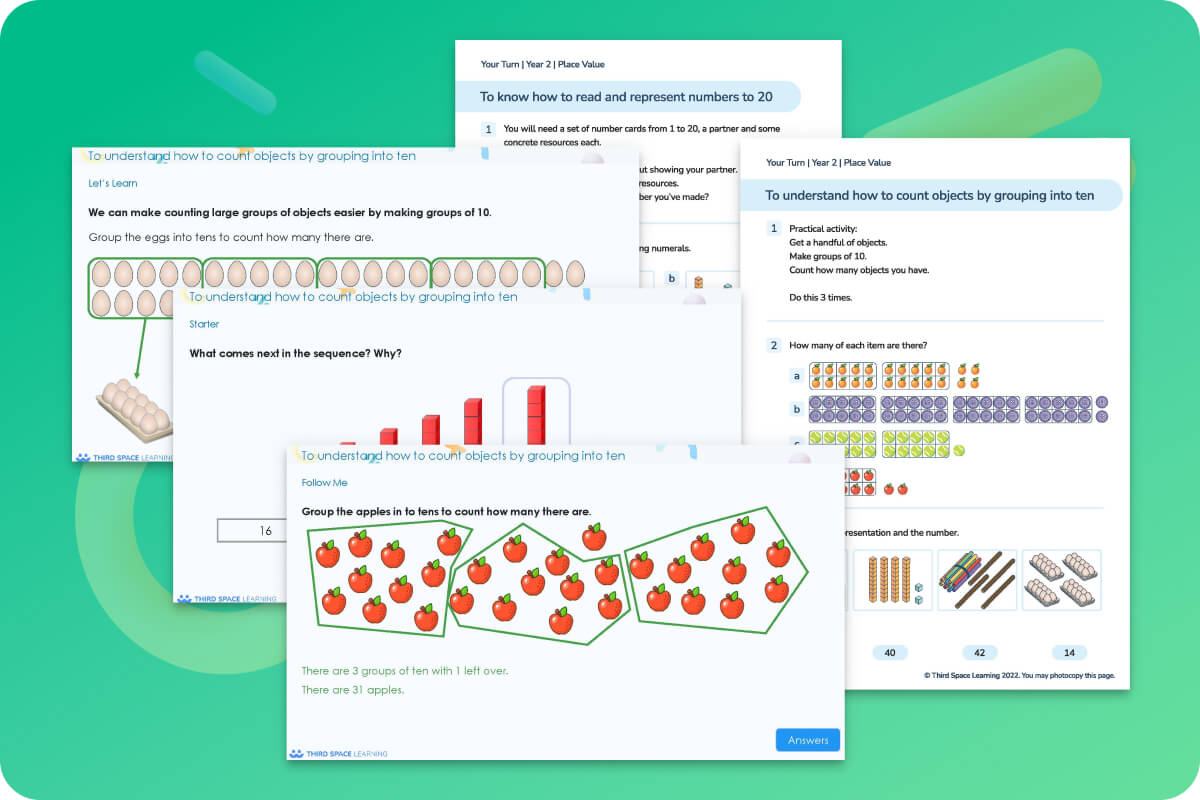 Ready-To-Go Lessons V3 | Place Value | Year 2