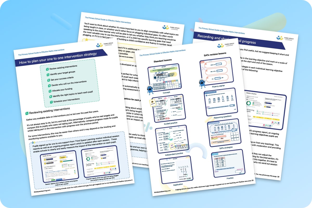 Primary School Guide to Effective Maths Interventions