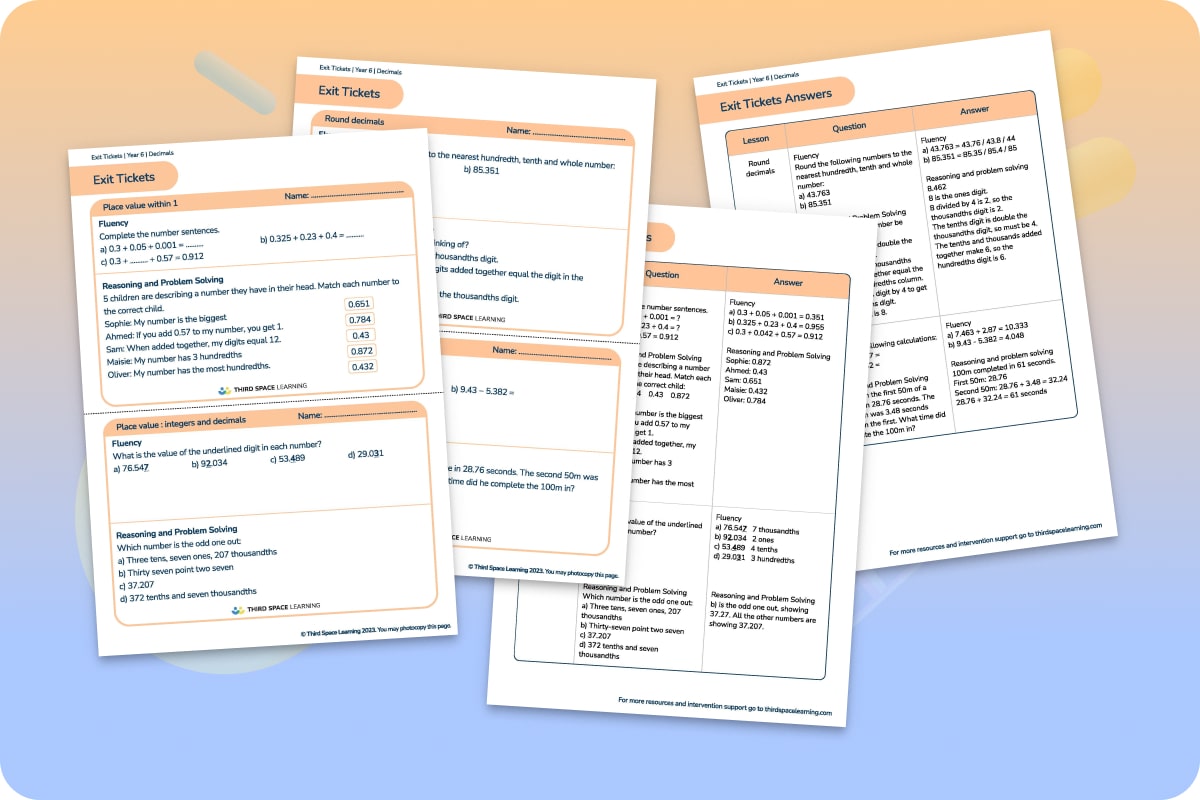 Primary Maths Resources [FREE] | KS1 & KS2 | Third Space Learning ...