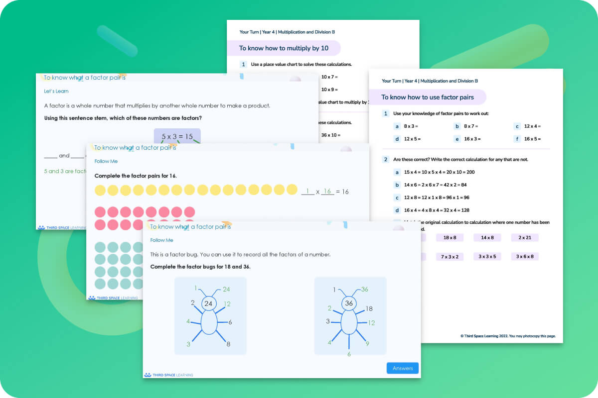 Ready-To-Go Lessons V3 | Multiplication And Division B | Year 4
