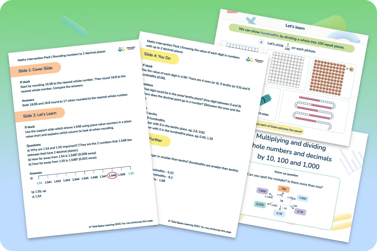 Maths Intervention Packs Ks1 And Ks2 Primary Maths Third Space Learning Resources Maths Hub