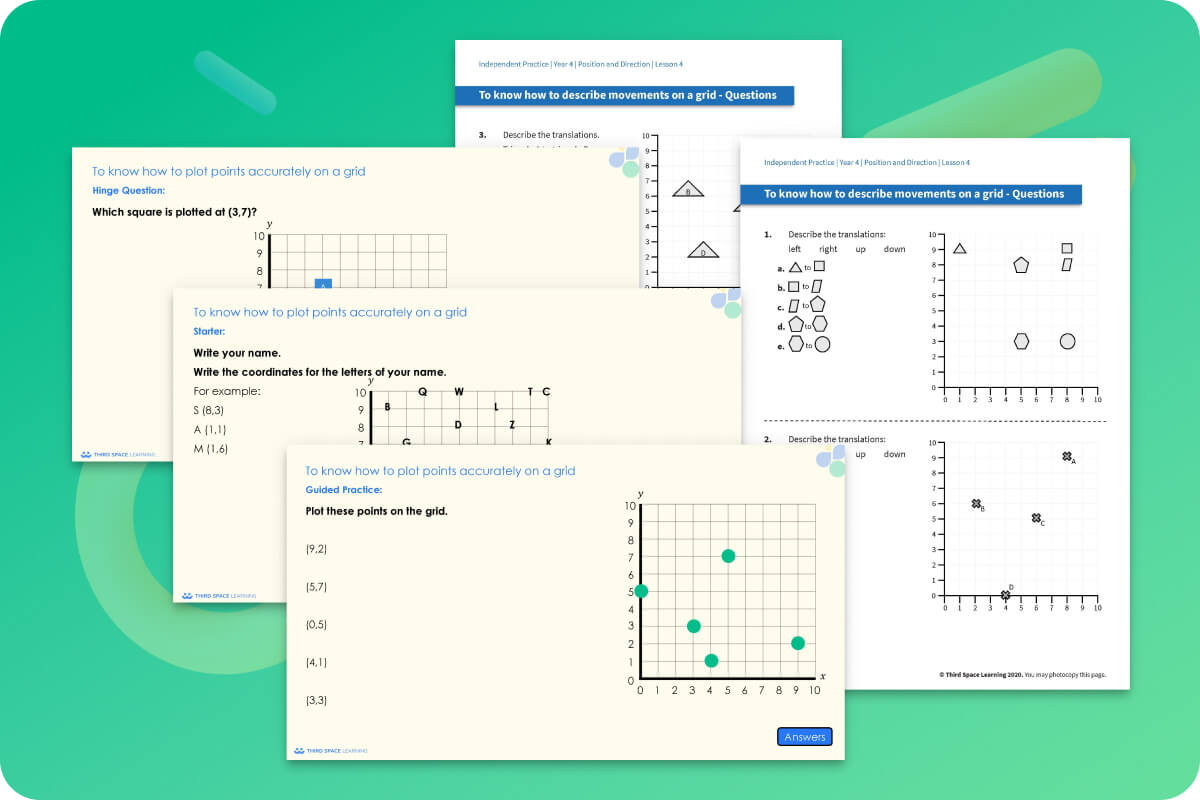 Ks1 And Ks2 Position And Direction Maths Resources Third Space Learning Maths Hub Third