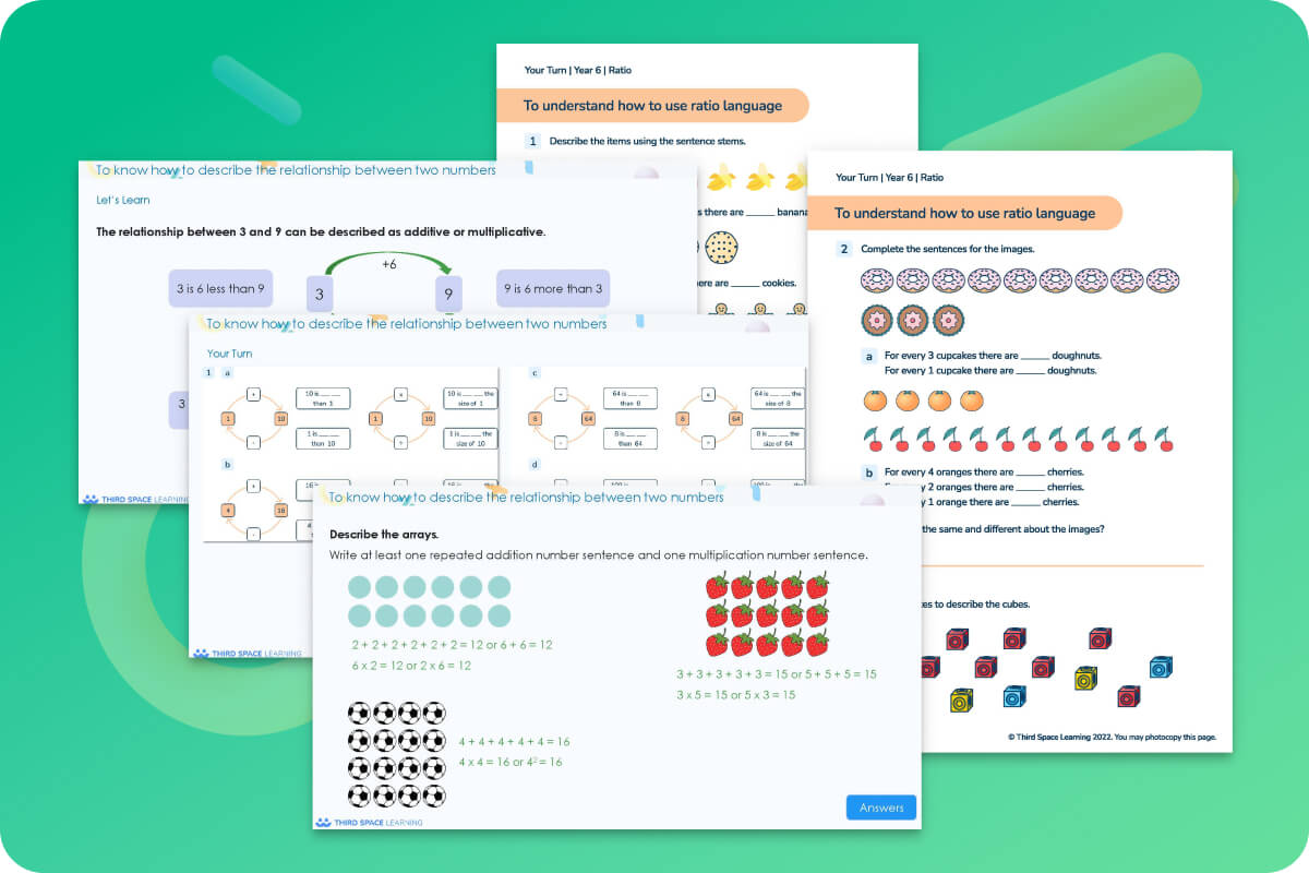 KS1 & KS2 Ratio and Proportion Maths Resources | Third Space Learning ...