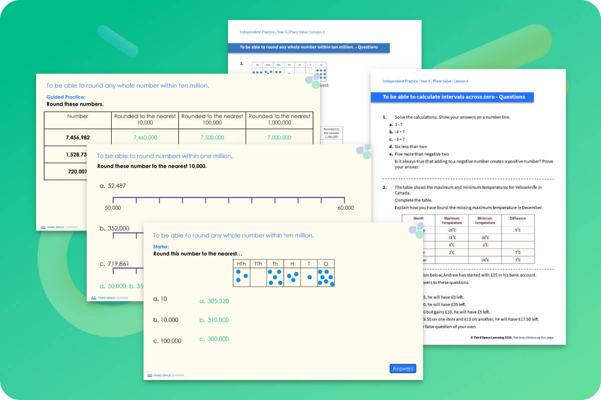 Ready-To-Go Lessons V2 | Place Value | Year 6