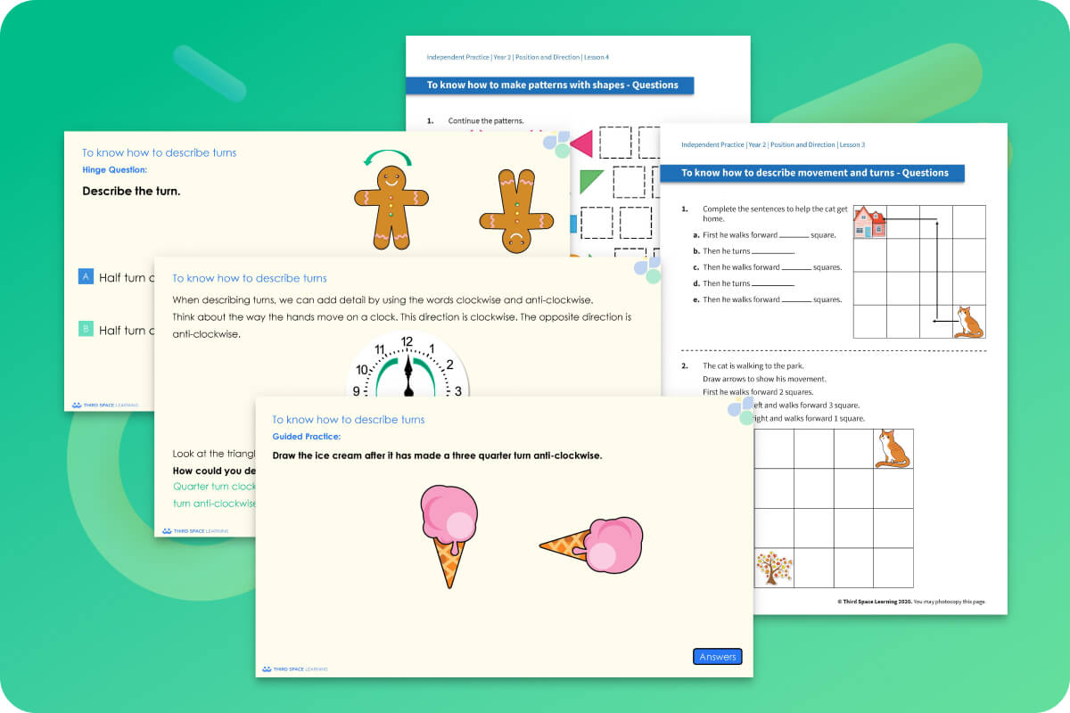 KS1 & KS2 Position and Direction Maths Resources | Third Space Learning ...