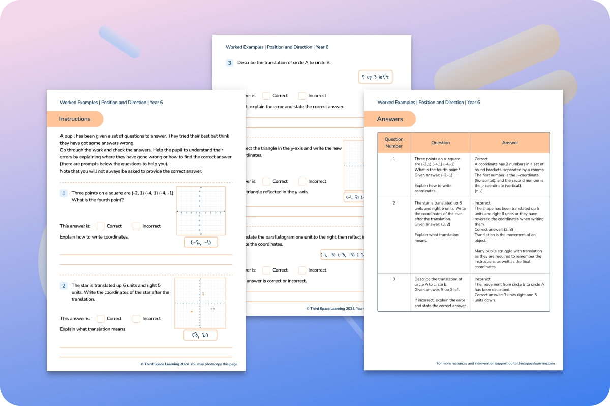KS1 & KS2 Position and Direction Maths Resources | Third Space Learning ...