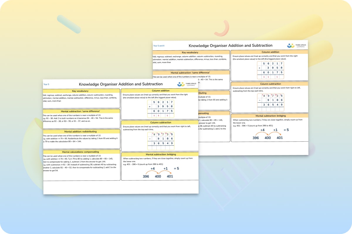 Subtraction Year 5 | Maths Hub | Third Space Learning