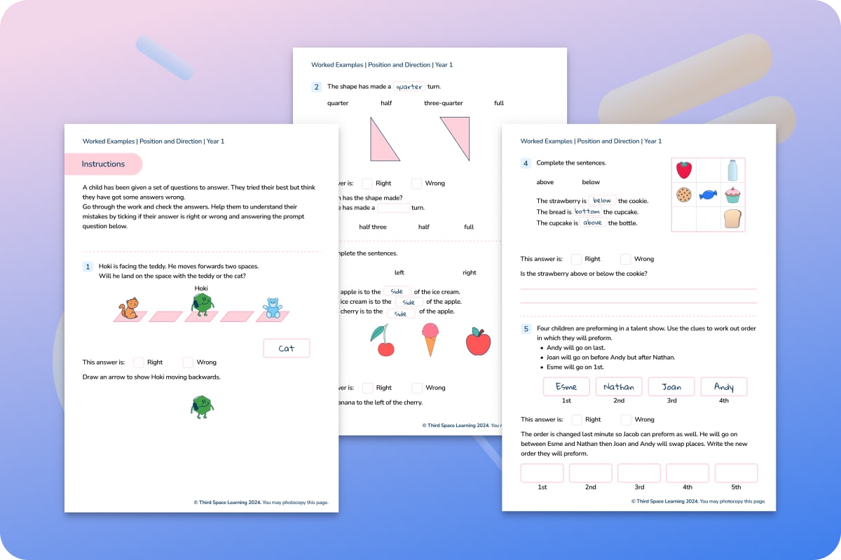 KS1 & KS2 Position and Direction Maths Resources | Third Space Learning ...