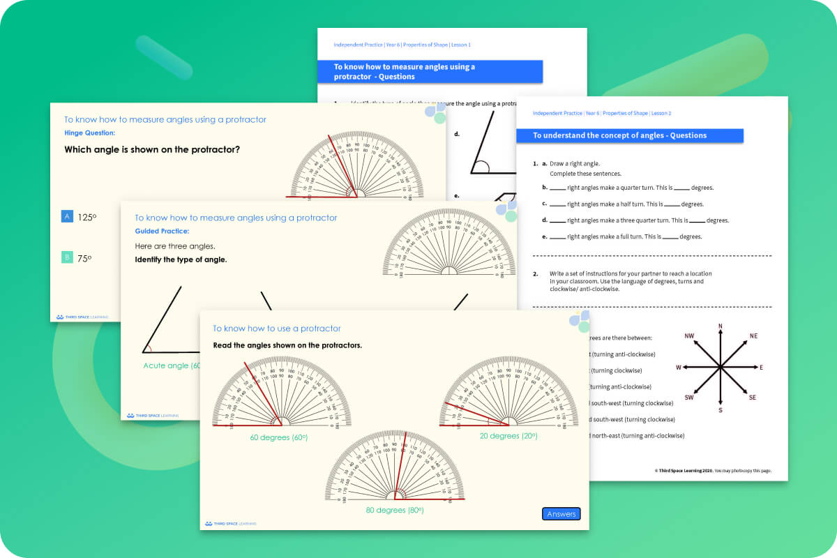 Ready-To-Go Lessons V2 | Properties Of Shape | Year 6