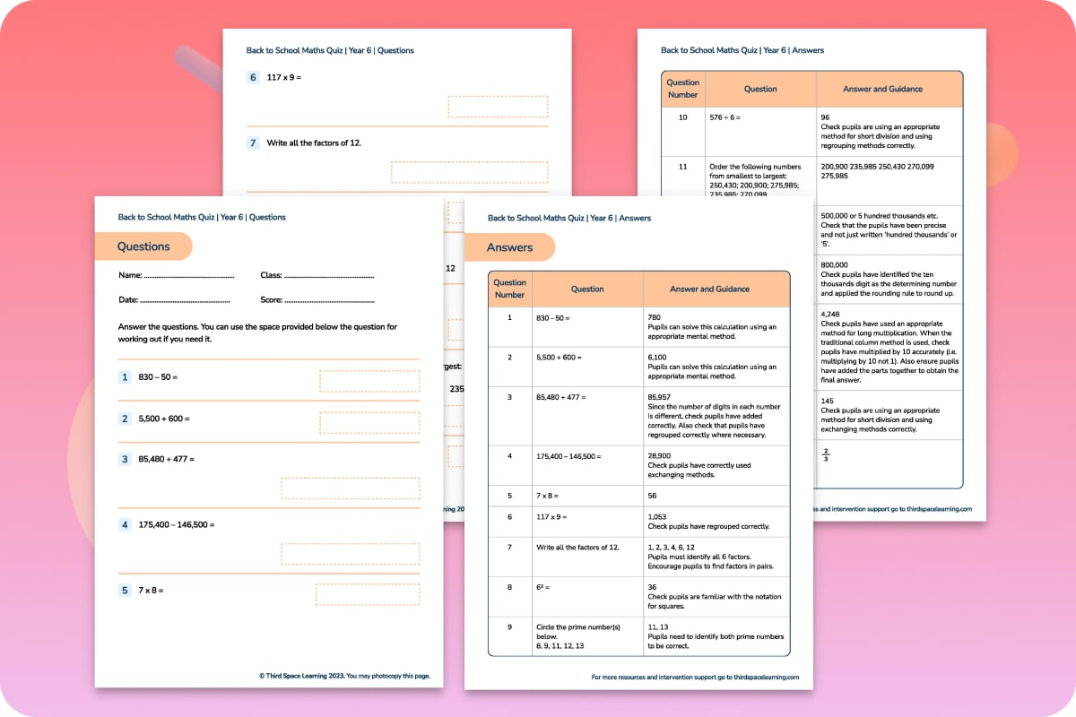 Primary Maths Resources [FREE] | KS1 & KS2 | Third Space Learning ...