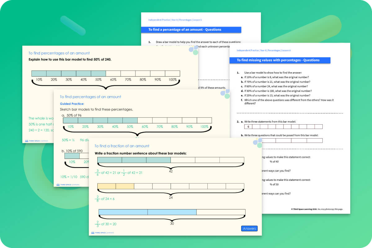 Ready-To-Go Lessons V2 | Percentages | Year 6