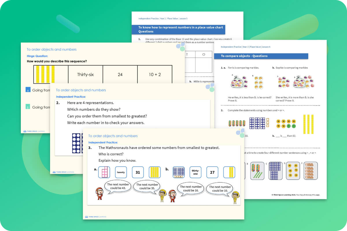 Ready-To-Go Lessons V2 | Place Value | Year 2