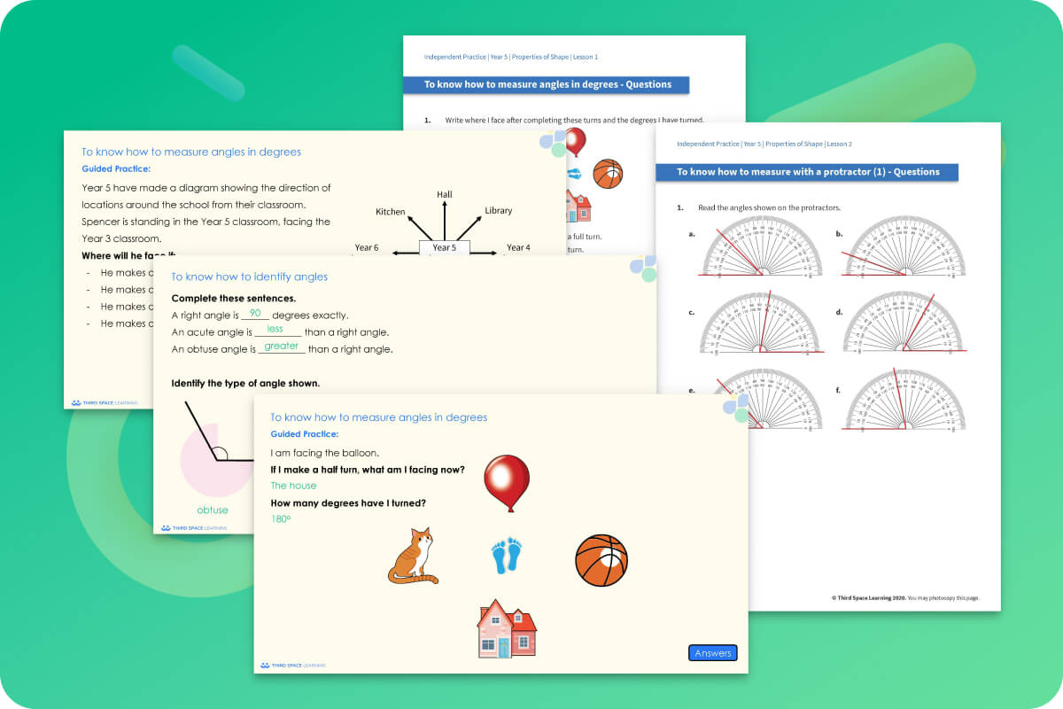 KS1 & KS2 Properties of Shape Maths Resources | Third Space Learning ...