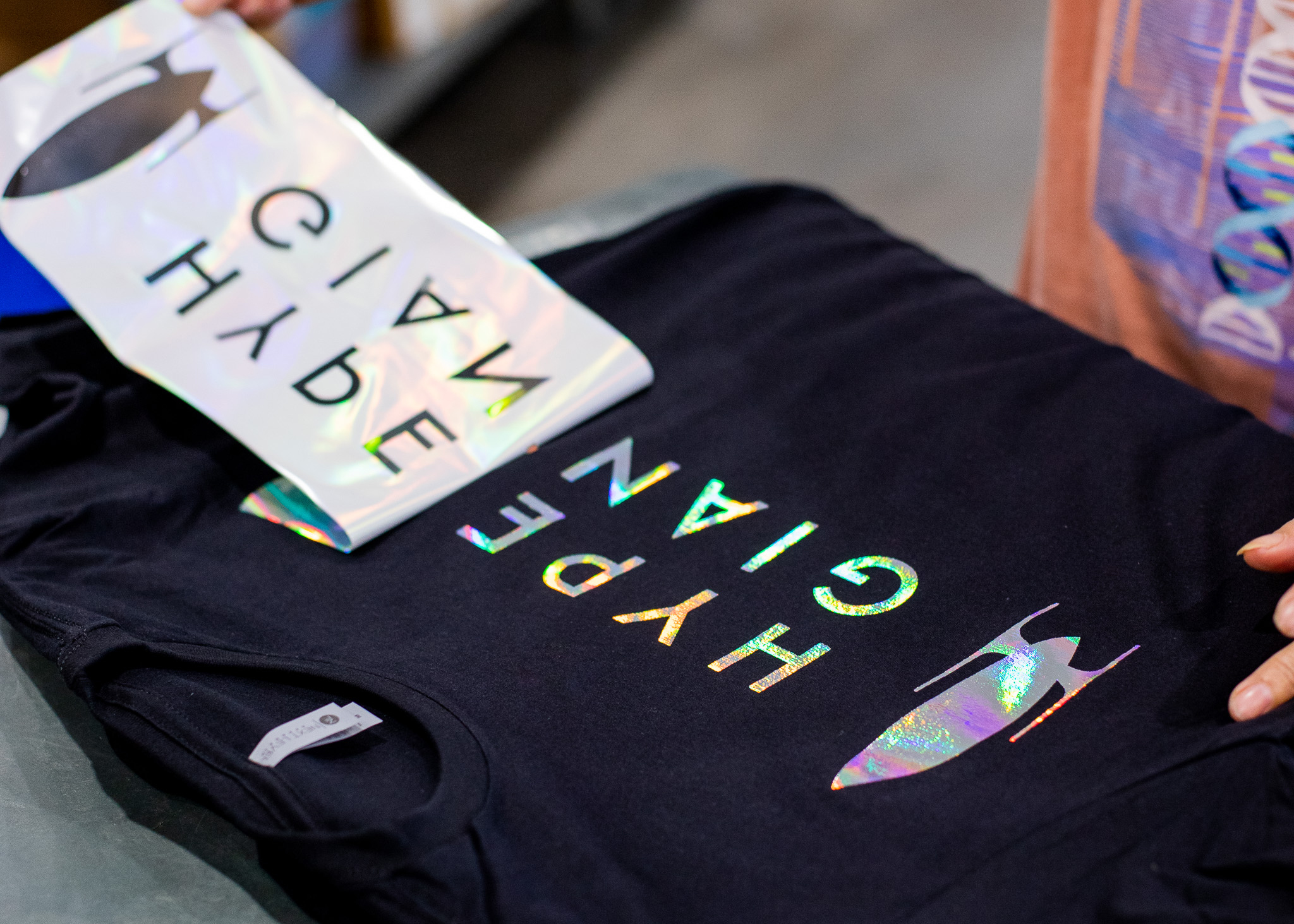 Custom Foil Printing for Apparel | Real Thread