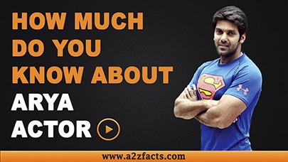 Arya (Actor) – Blood Group, Net Worth, Caste, Religion, Mother Tongue