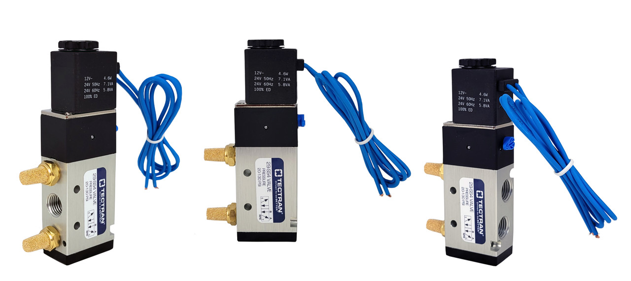 Tectran | 2 Pos/4 Way 12V Sol Valve-1/4" 29-SS4 | Arnold Motor Supply
