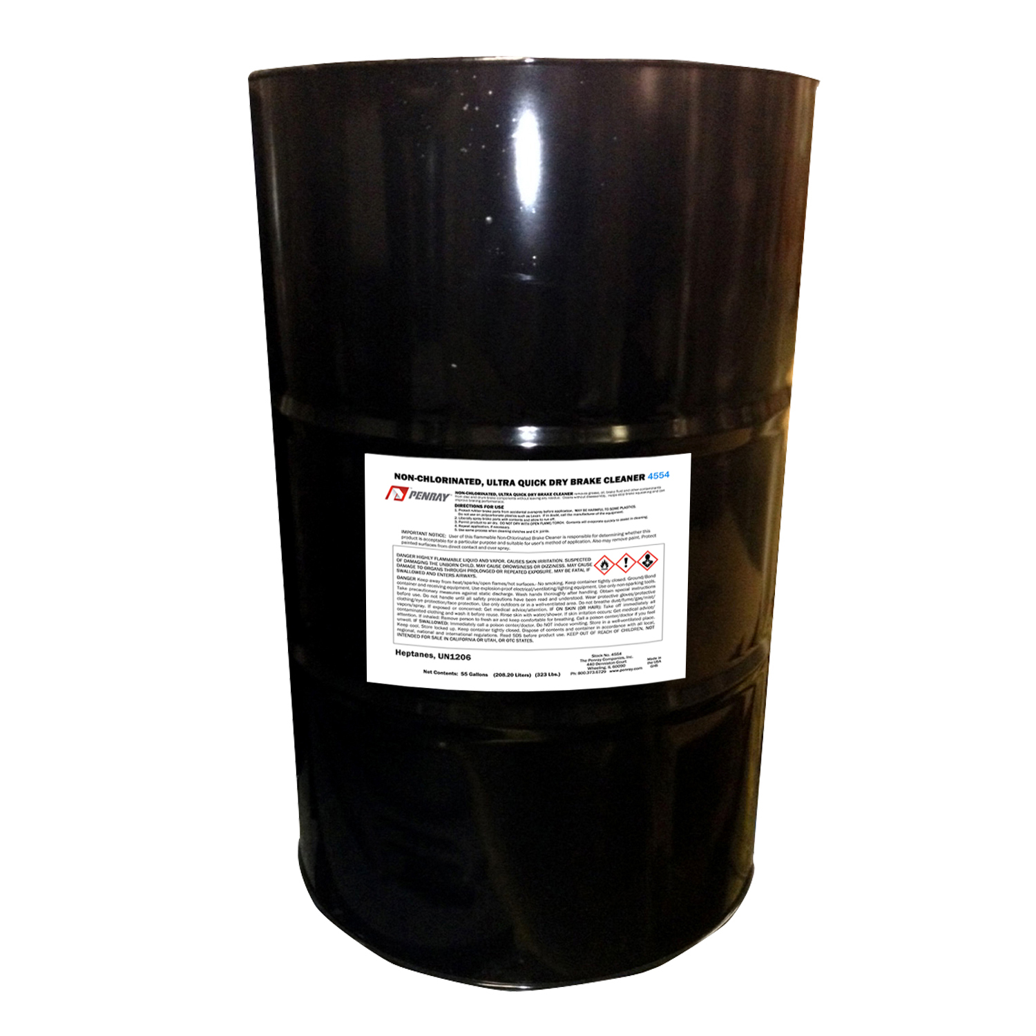 Penray | Non-chlorinated brake cleaner 55 gal 4554 | Arnold Motor Supply