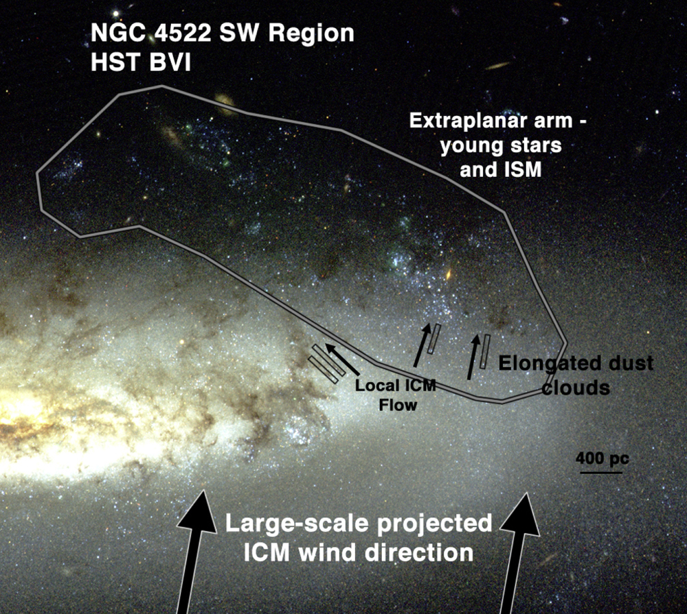 Figure 10 from HST IMAGING OF DUST STRUCTURES AND STARS IN THE RAM ...
