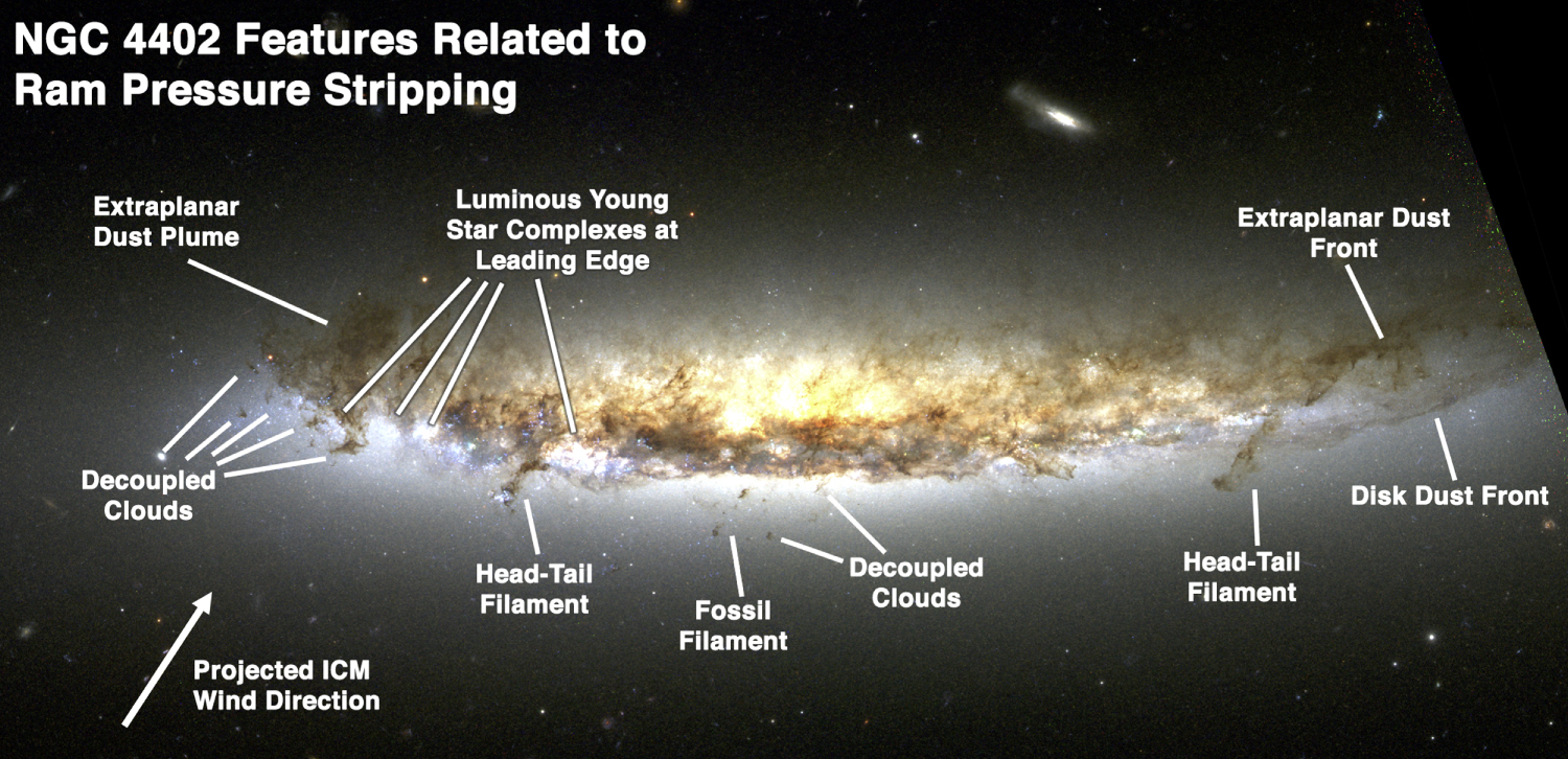 Figure 4 from HST IMAGING OF DUST STRUCTURES AND STARS IN THE RAM ...