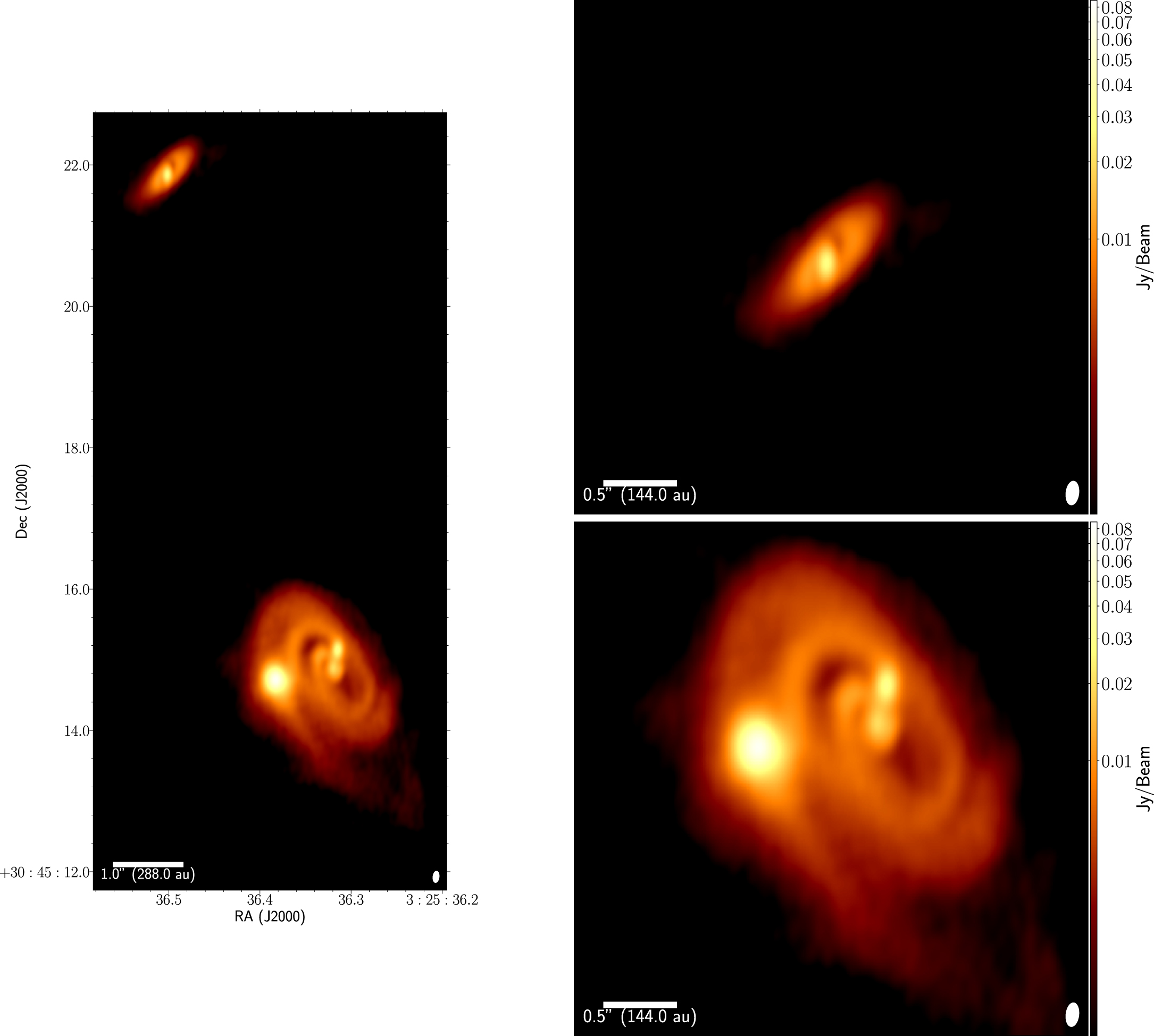 Figure 1 from Kinematic Analysis of a Protostellar Multiple System: Measuring the Protostar ...
