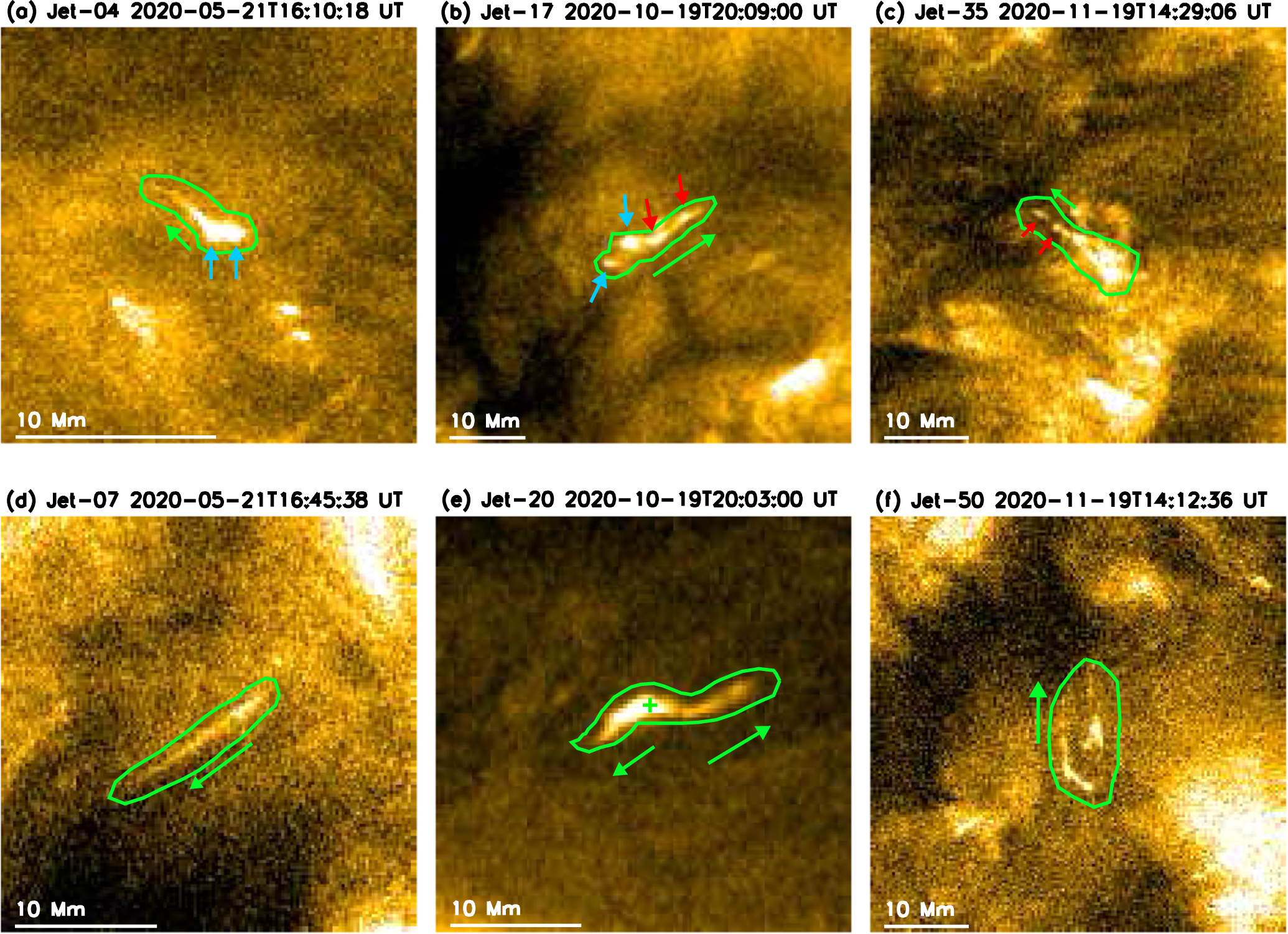 Figure 2 from Coronal Microjets in Quiet-Sun Regions Observed with the ...