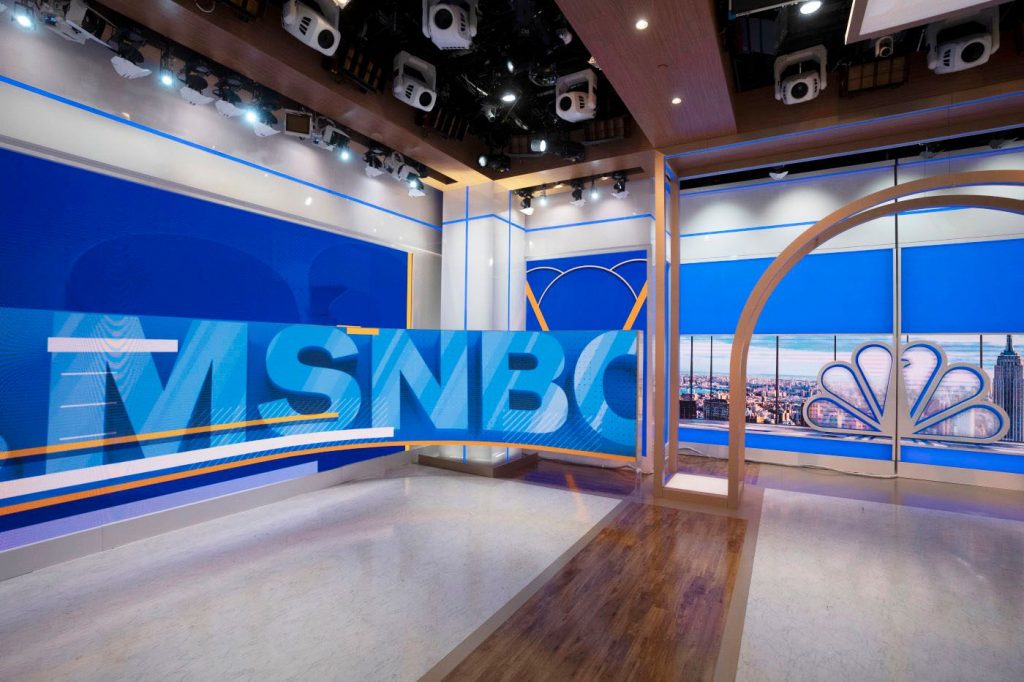 Here’s What the New MSNBC Studio at 30 Rock Looks Like