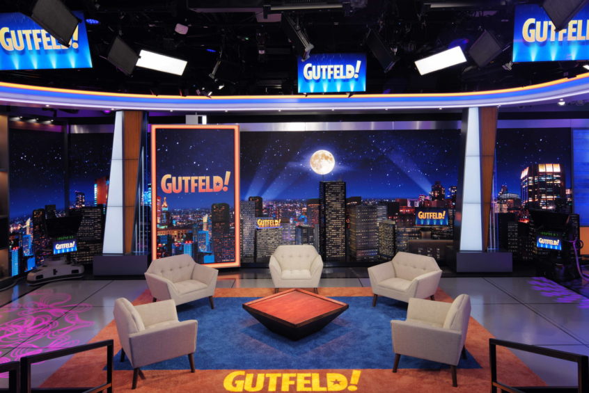 Here’s a Look at Greg Gutfeld’s New Late-Night Studio