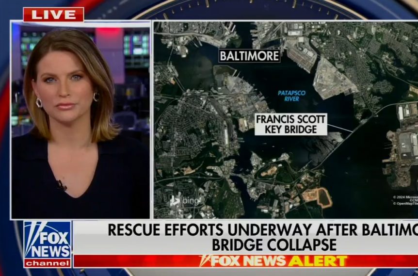 How the News Networks Covered the Baltimore Bridge Collapse